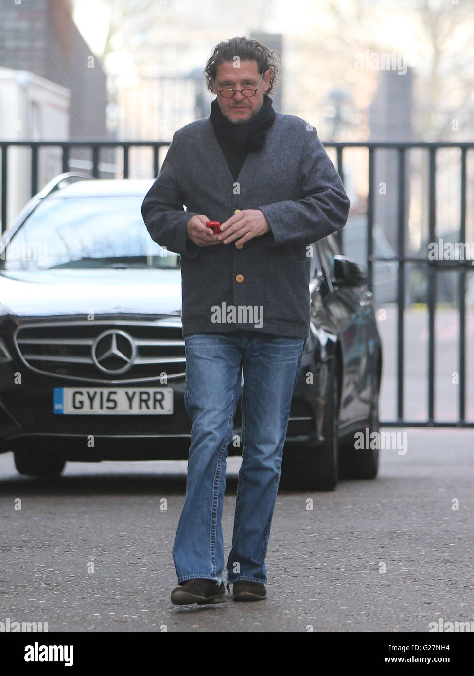 Marco Pierre White outside ITV Studios Featuring: Marco Pierre White ...