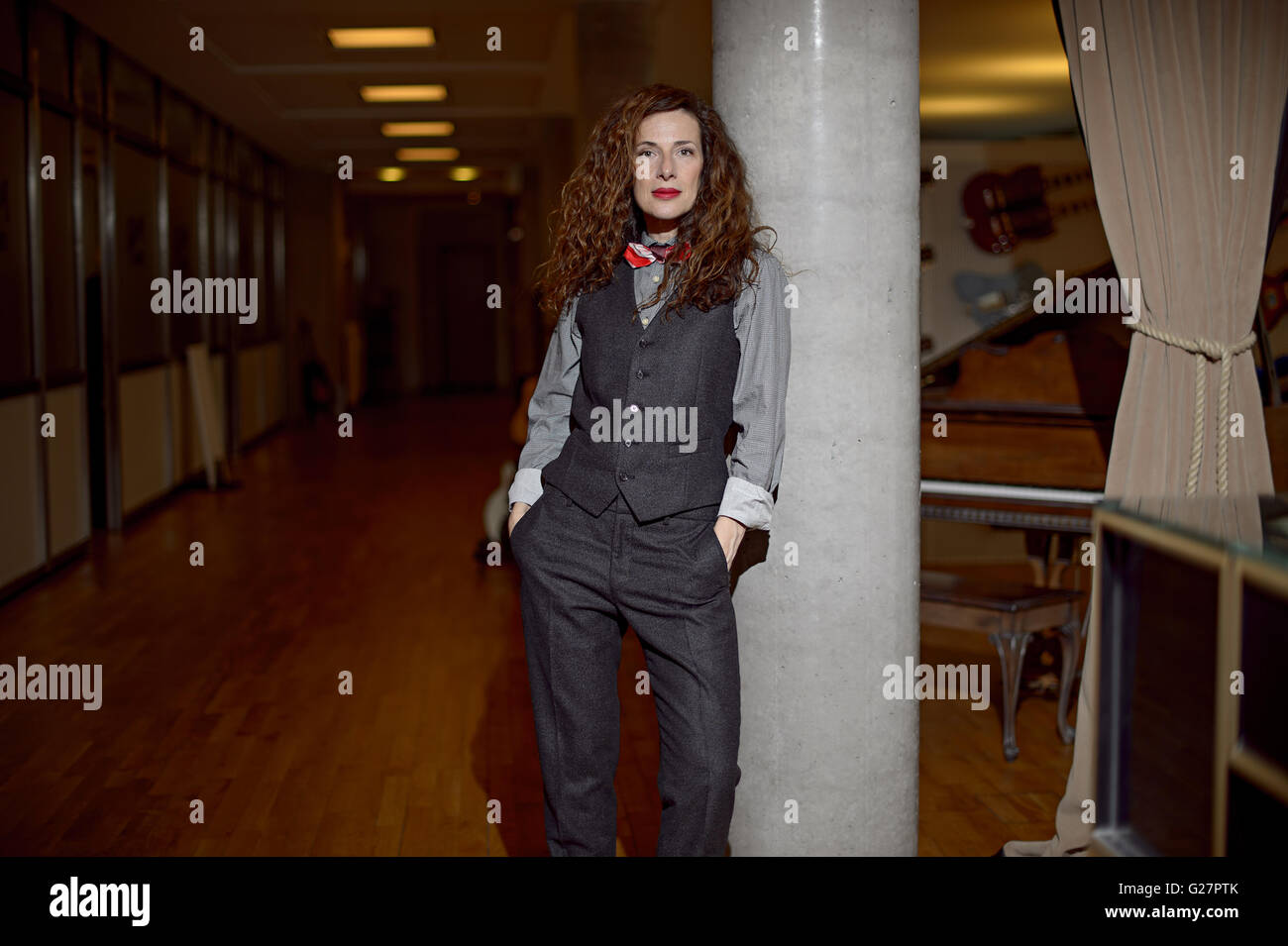 German actress Clelia Sarto portrait session at Indulge House Berlin ...