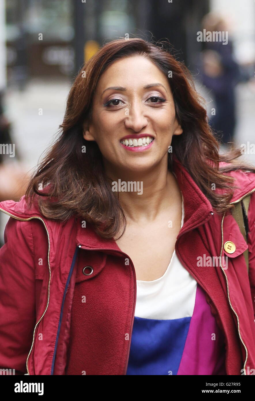 Comedian Shazia Mirza leaving The Wright Stuff studios Featuring ...