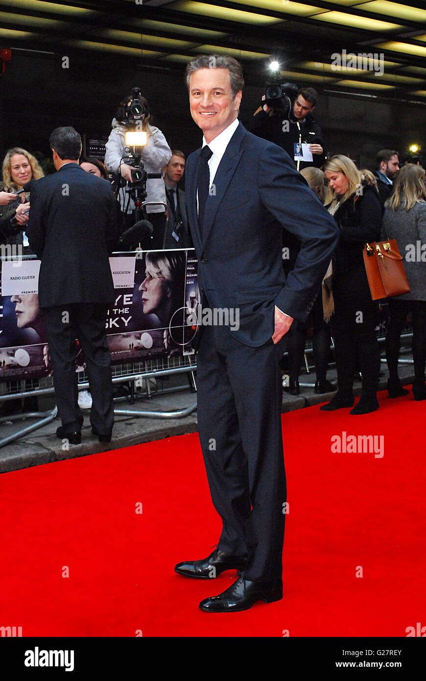 Eye in the Sky UK film premiere Colin Firth, Dame Helen Mirren on the ...