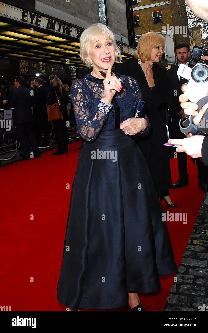 Eye in the Sky UK film premiere Colin Firth, Dame Helen Mirren on the ...