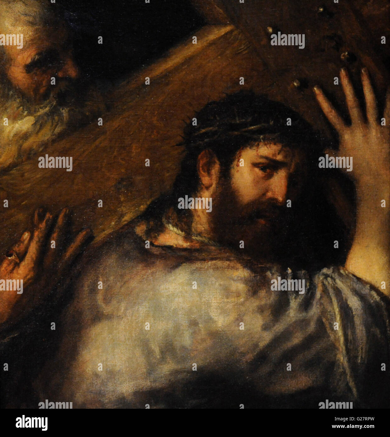 Jesus on the cross renaissance hi-res stock photography and images - Alamy