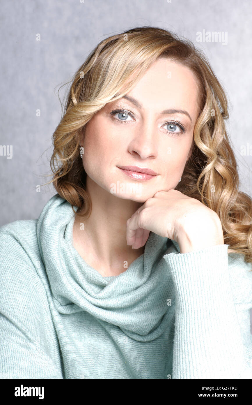 Woman, 35, portrait Stock Photo - Alamy