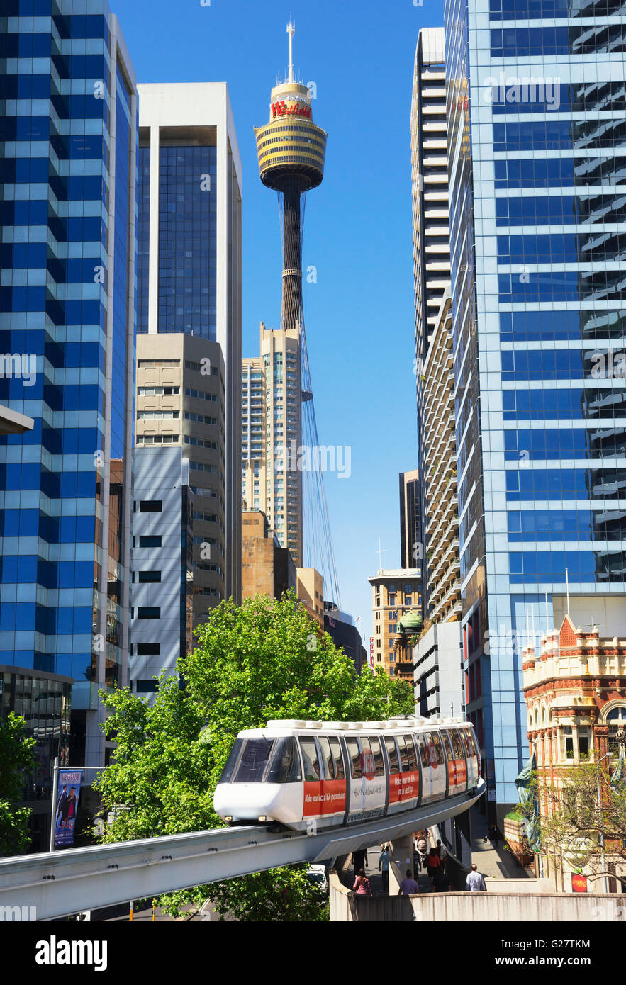 Sydney monorail hi-res stock photography and images - Alamy