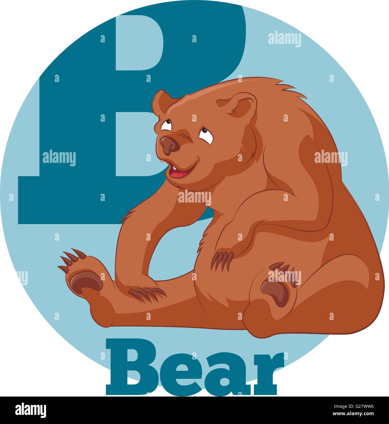 ABC Cartoon Bear3 Stock Vector Image & Art - Alamy