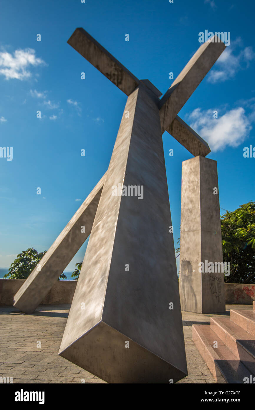 Giant cross in Salvador de Bahia Brazil Stock Photo - Alamy