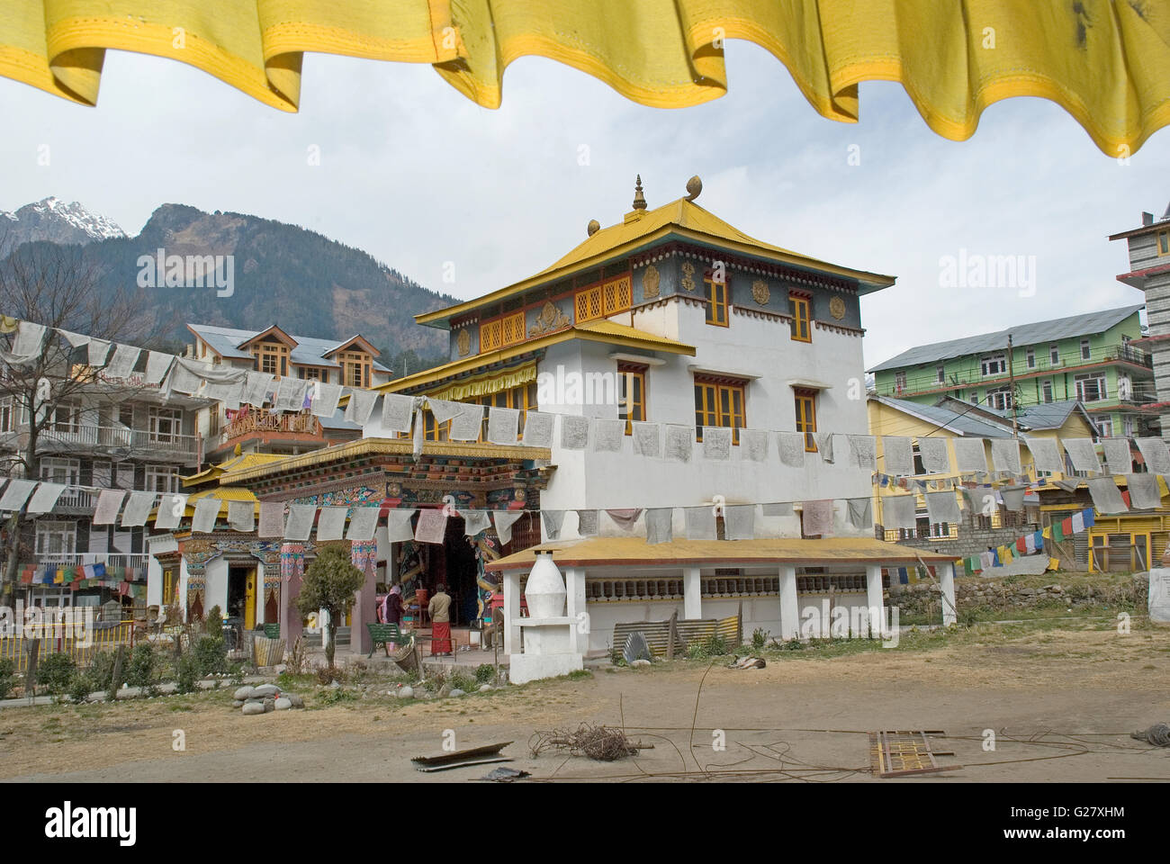 Buddhist Monastery, Manali, Himachal Pradesh, India Stock Photo - Alamy