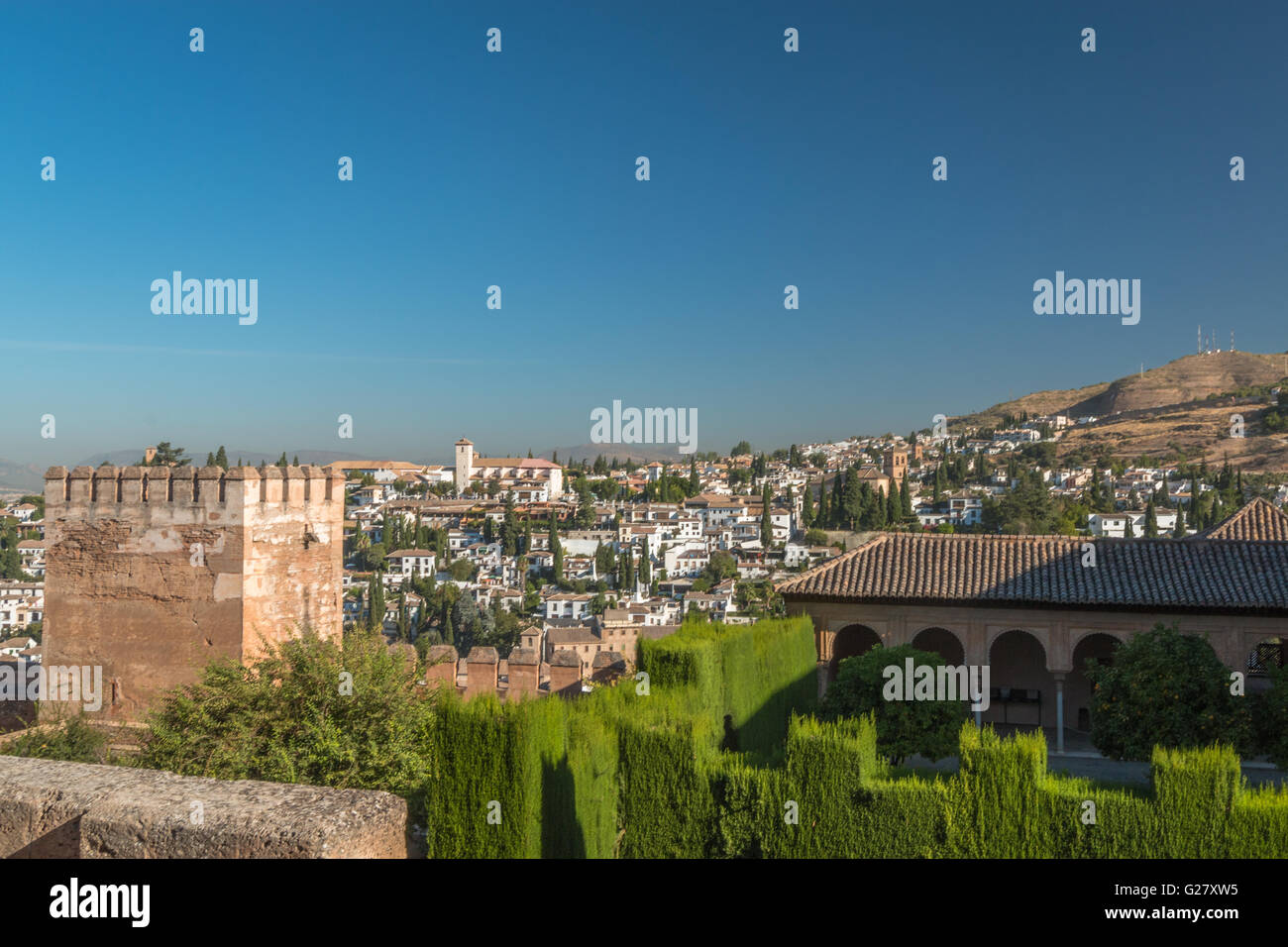 Nice panoramic view of Granada in Spain Stock Photo - Alamy