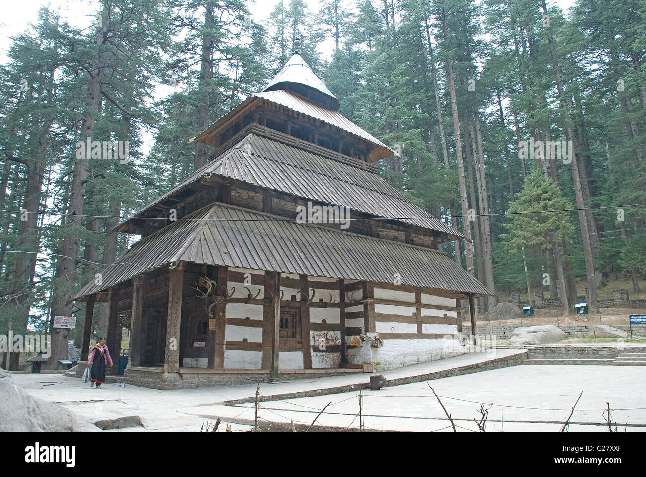 Hadimba temple, Manali, Himachal Pradesh, India Stock Photo - Alamy