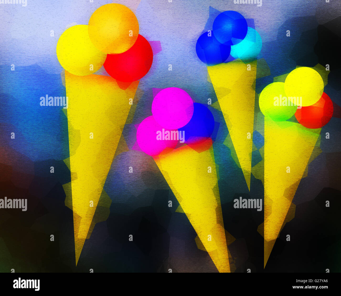 Digital summer art hi-res stock photography and images - Alamy