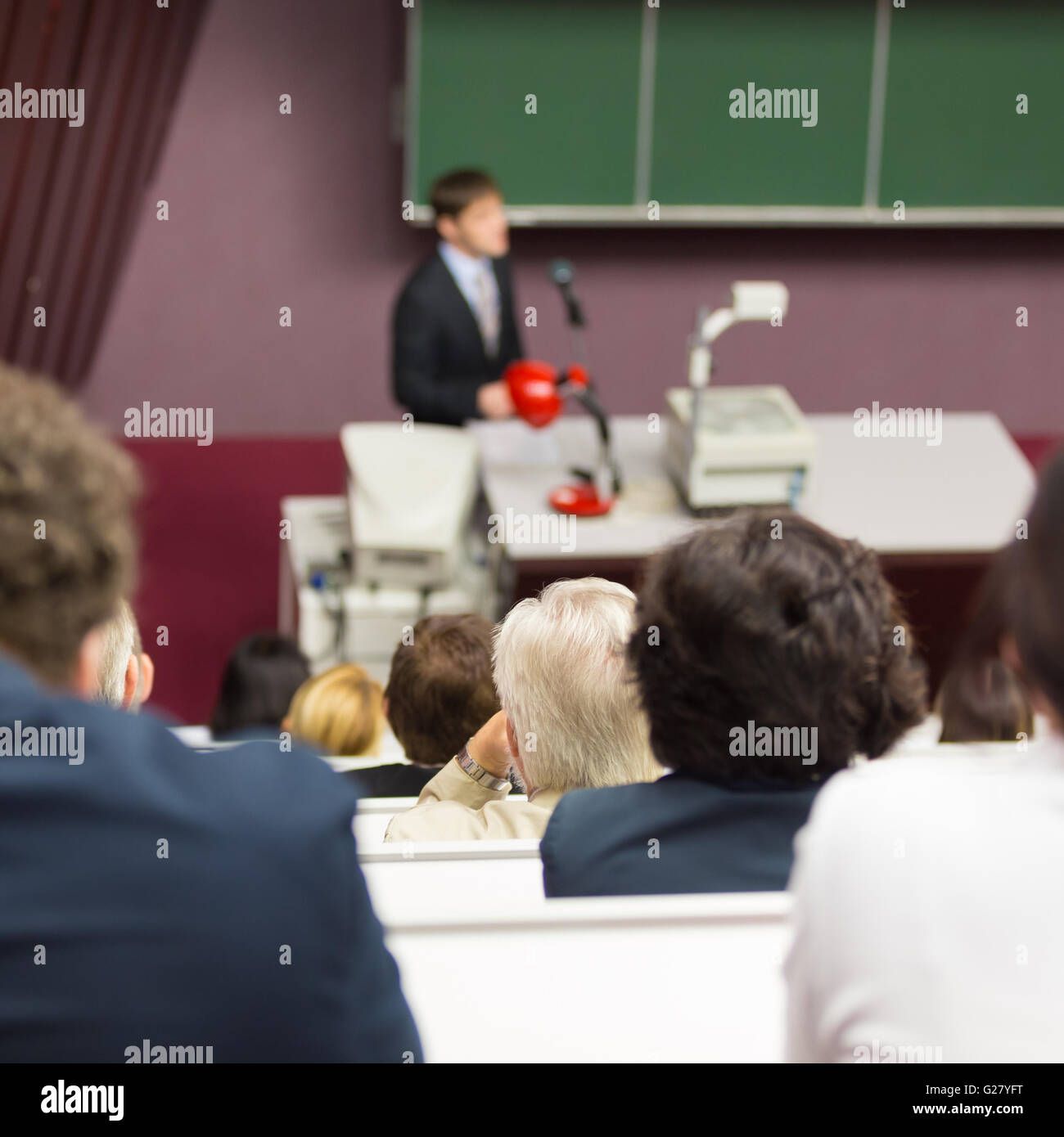 Lecture at university Stock Photo - Alamy