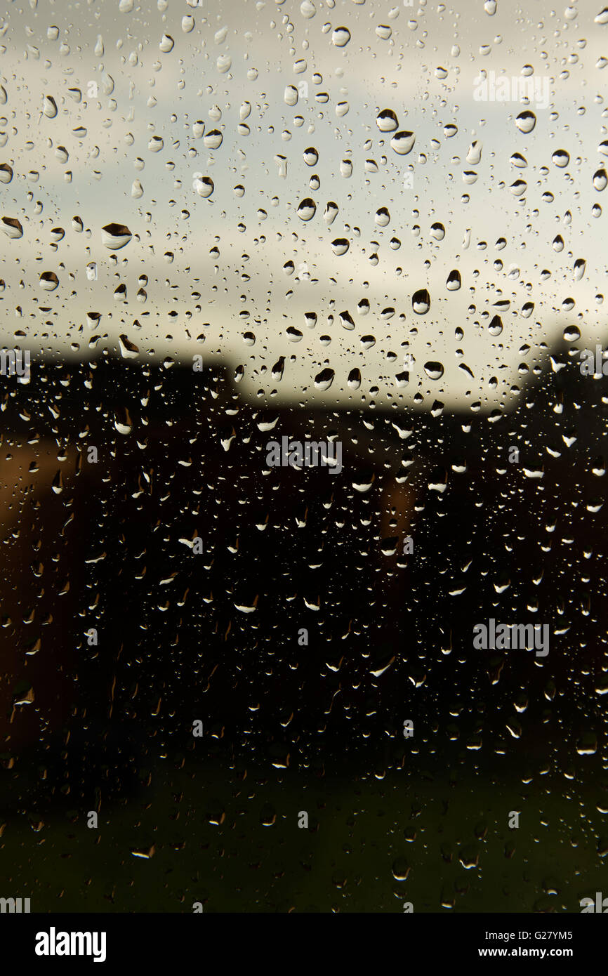 Rain in my window Stock Photo - Alamy