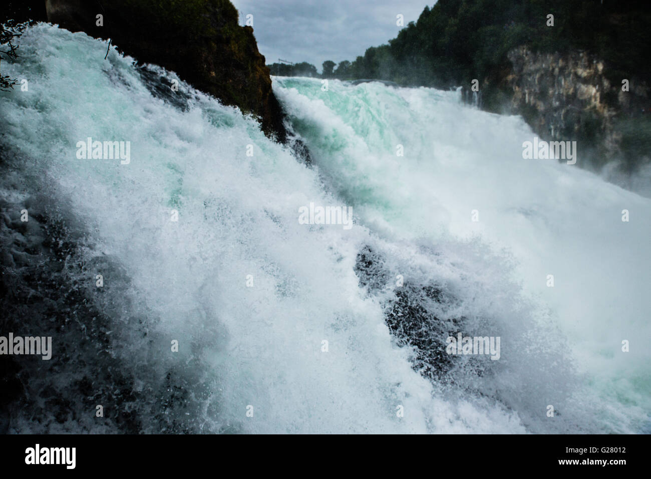 close up of enormous waterfall cascade cataract Stock Photo - Alamy