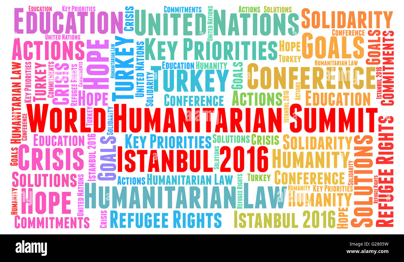 World humanitarian summit 2016 hi-res stock photography and images - Alamy