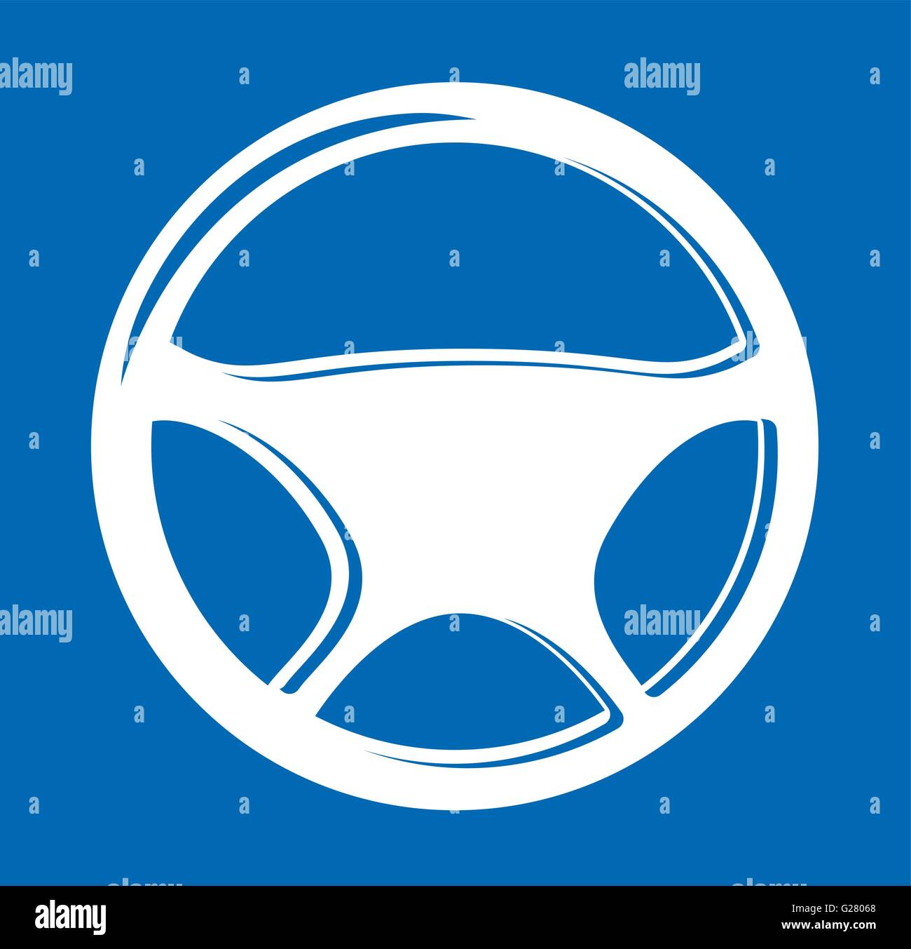 Sign in the form of auto Steering wheel Stock Vector Image & Art - Alamy