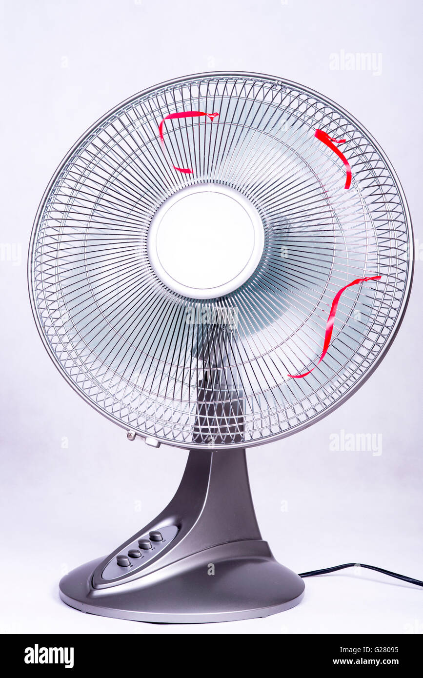 photo showing the fan on a white background Stock Photo - Alamy