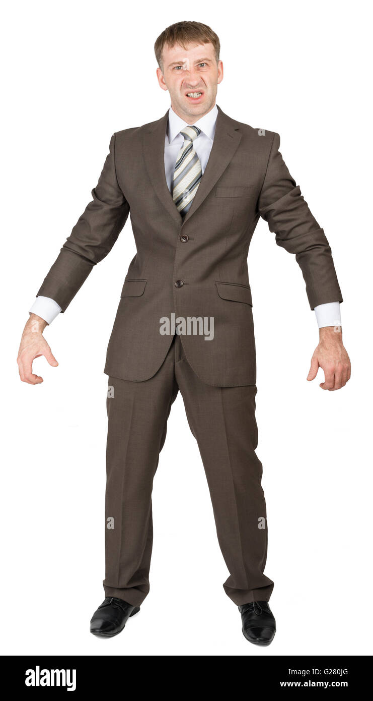 White caucasian man stands Cut Out Stock Images & Pictures - Alamy