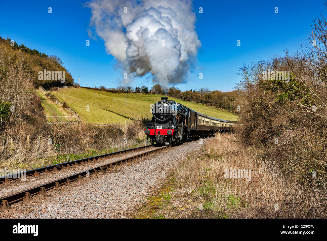 West Somerset Railway Stock Photo - Alamy