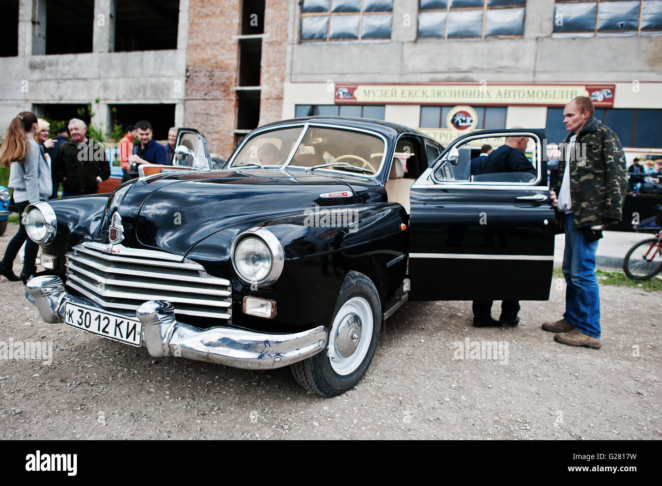 Podol, Ukraine - May 19, 2016: GAZ-12 ZIM, luxury Soviet limousine ...