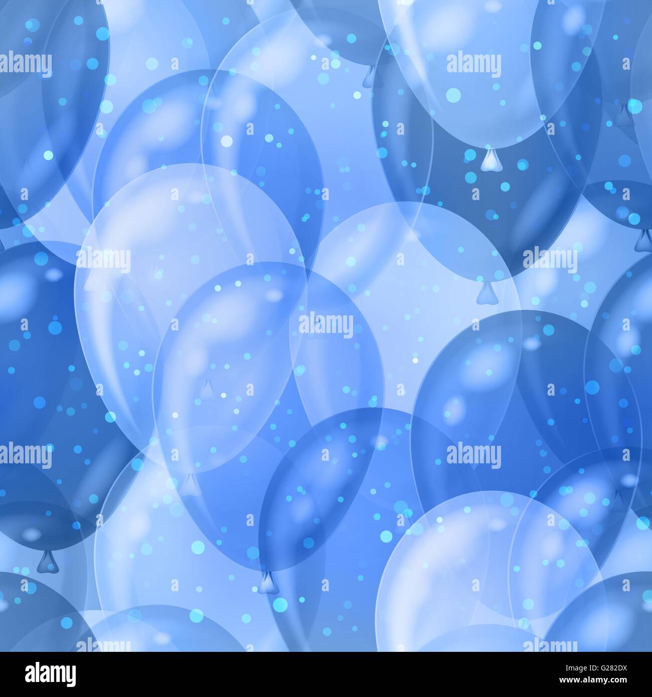 Balloon seamless background, blue Stock Vector Image & Art - Alamy