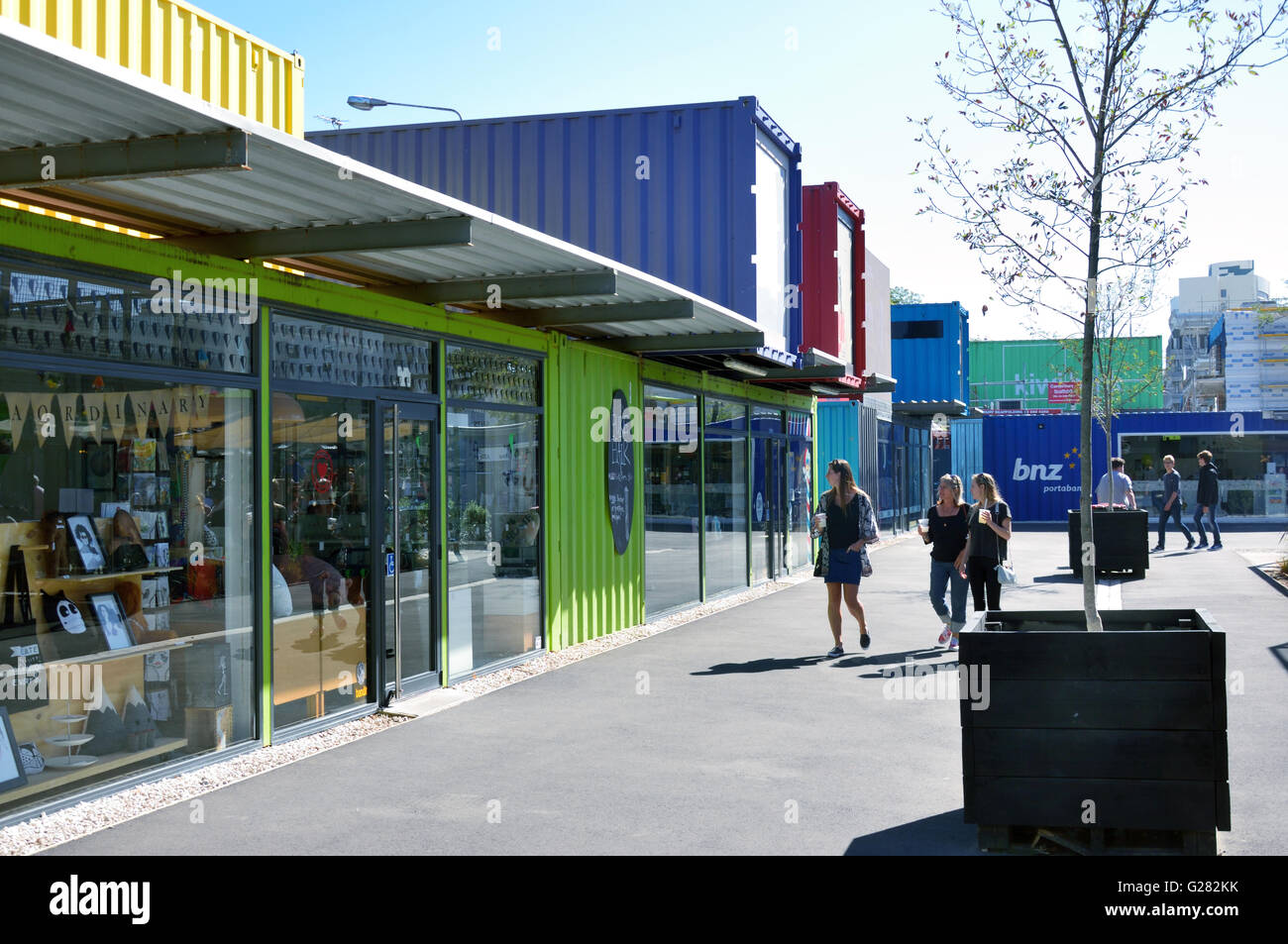 Shipping container mall hi-res stock photography and images - Alamy