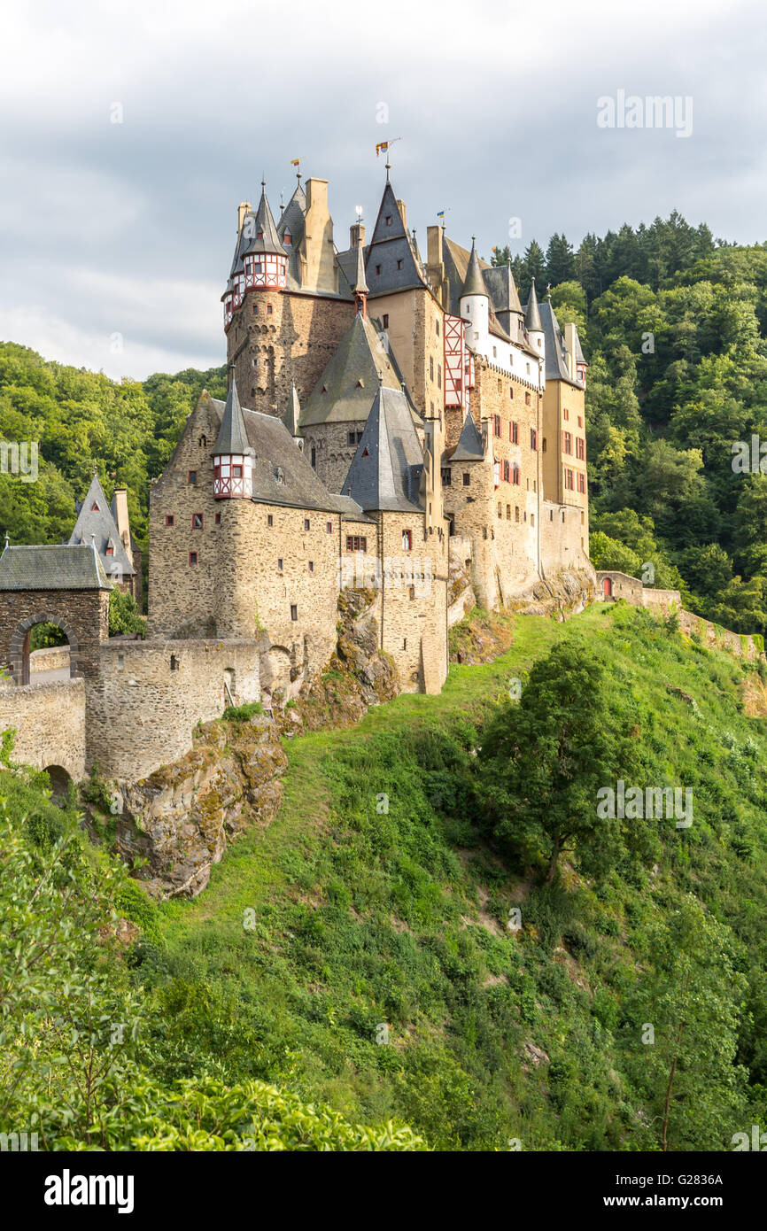 View of the Burg Eltz Castle Germany Stock Photo - Alamy