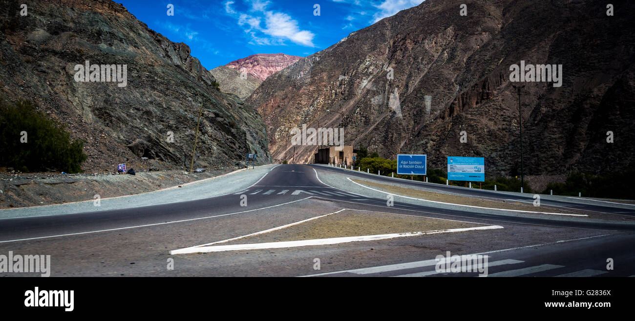 Road, Quebrada de Humahuaca, Argentina Stock Photo - Alamy