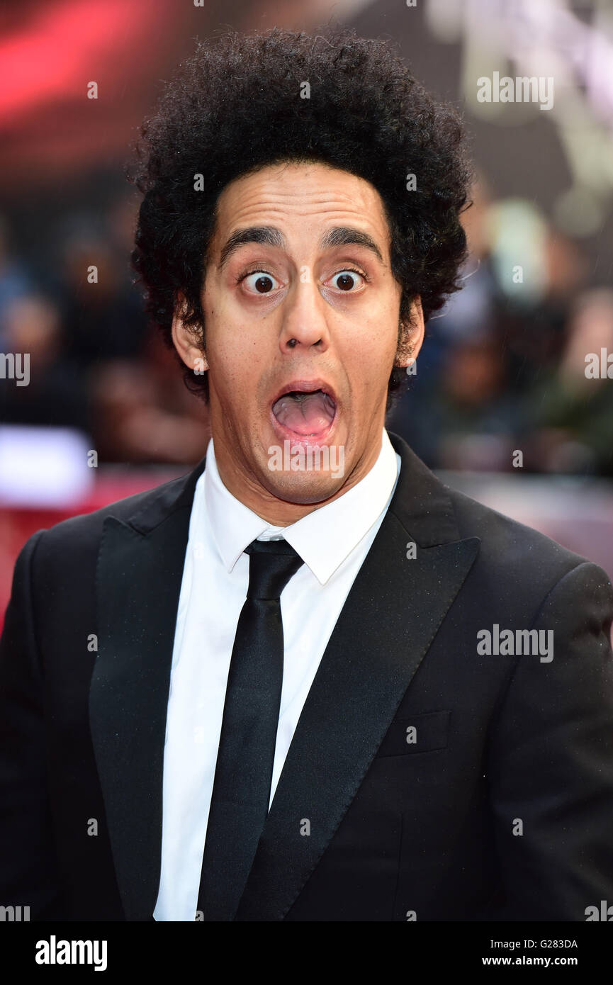 Muzz Khan attending the Me Before You European Film Premiere at Curzon ...