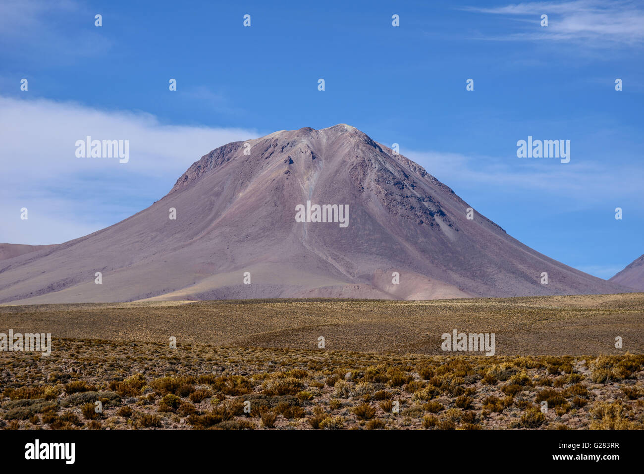 Laguna Leija lake Stock Photo - Alamy
