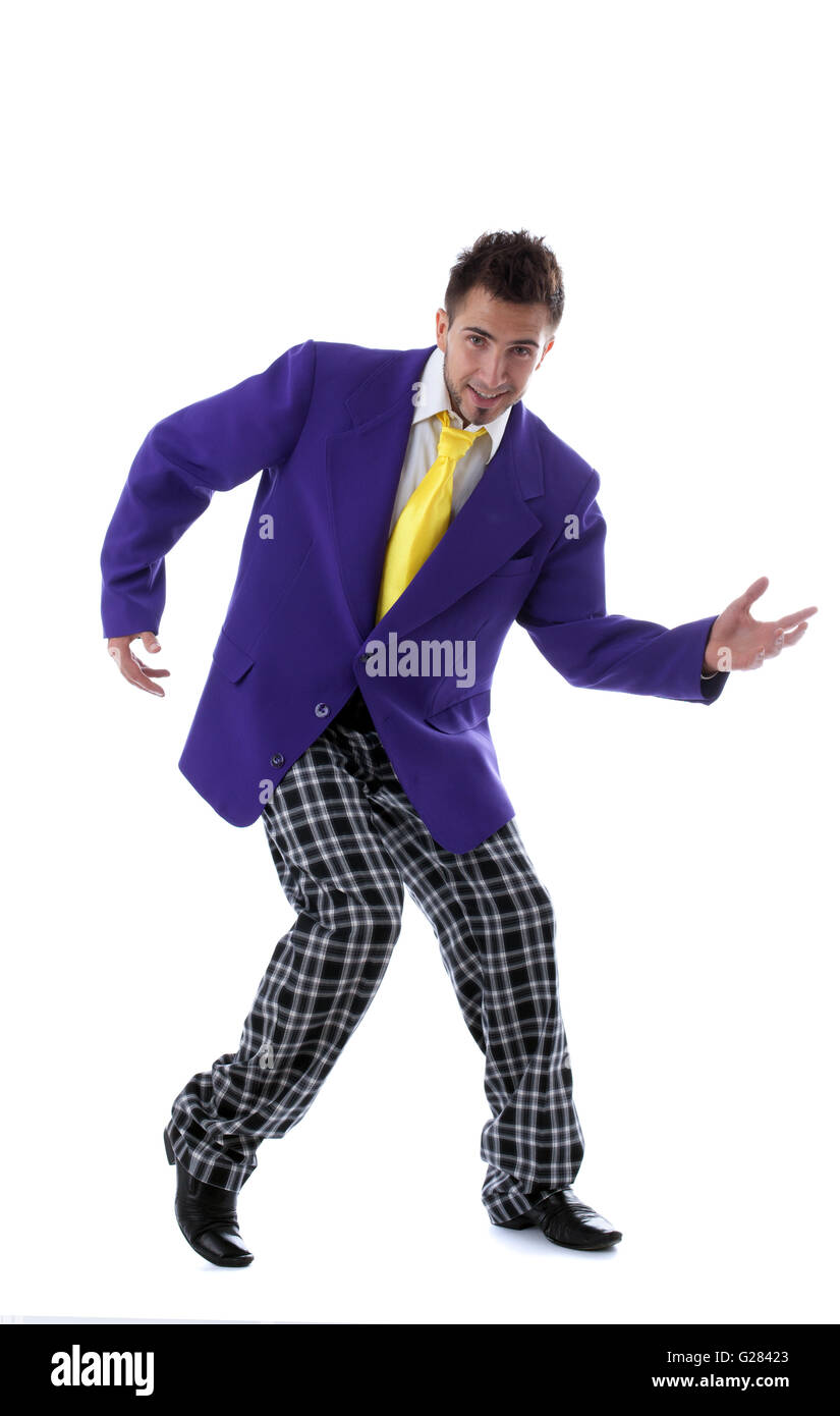 Cheerful boy posing in Cut Out Stock Images & Pictures - Alamy