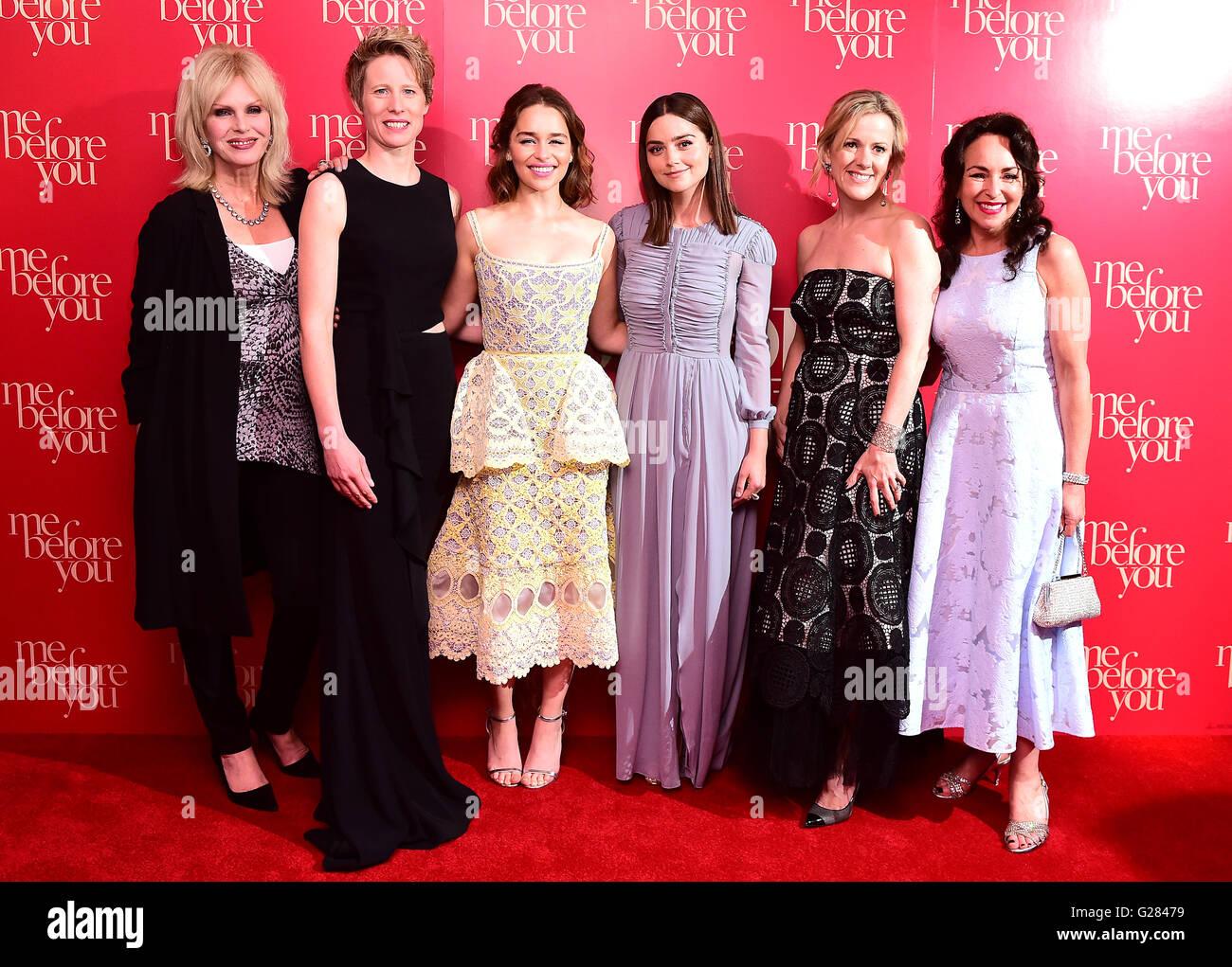 (L - R) Joanna Lumley, Director Thea Sharrock, Emilia Clarke, Jenna ...