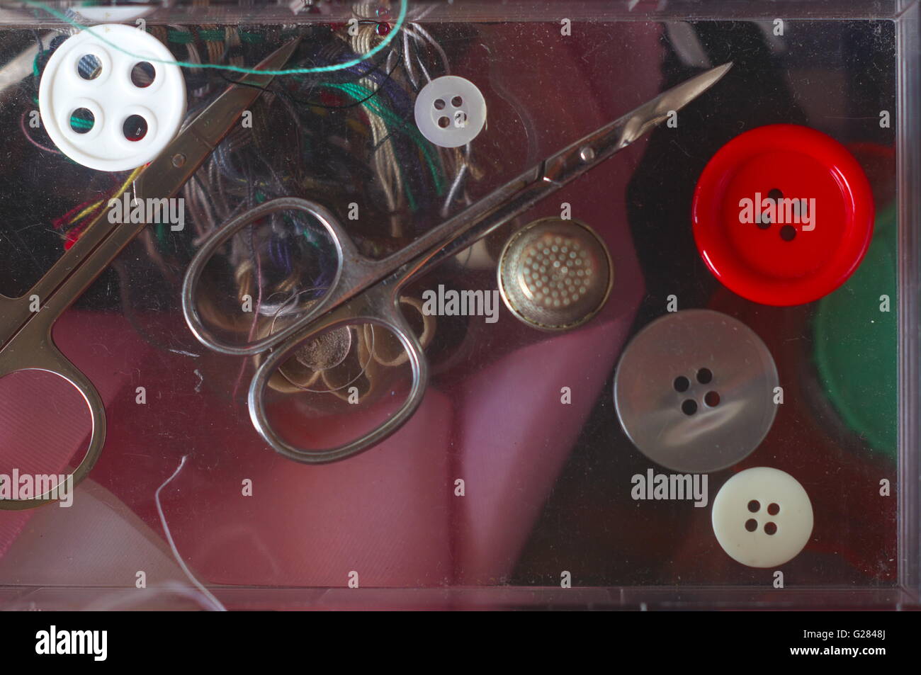 Sewing Thread Needles Pins High Resolution Stock Photography and Images ...