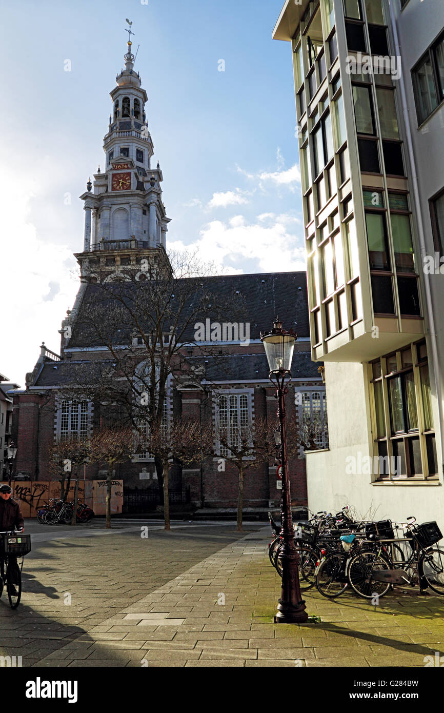 The Zuiderkerk or Southern Church in Amsterdam, Netherlands, Europe ...