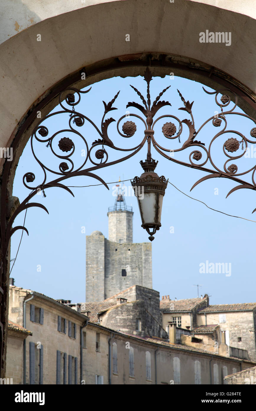 Uzes Village, Provence; France; Europe Stock Photo - Alamy