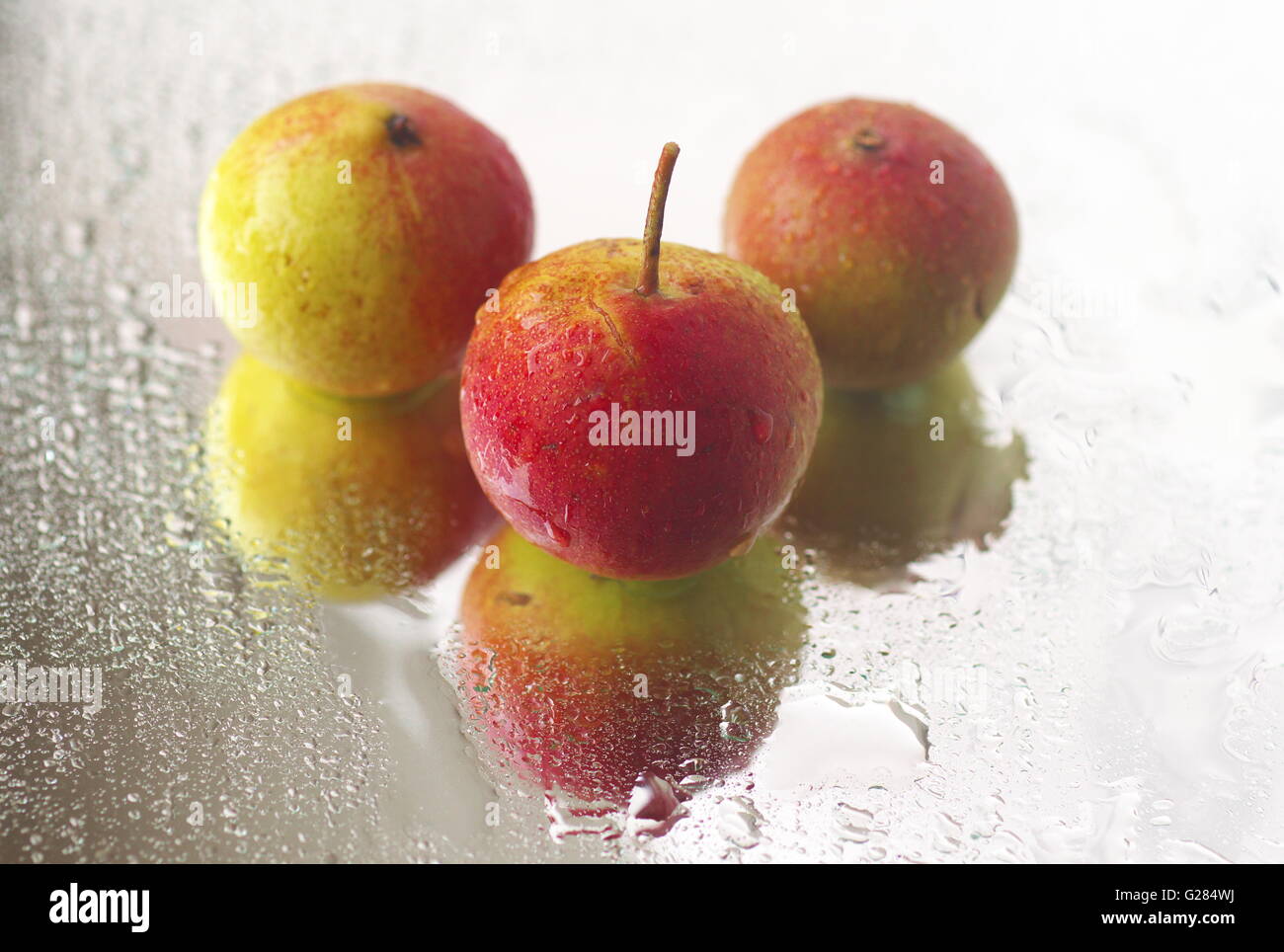 small wild pears Stock Photo - Alamy