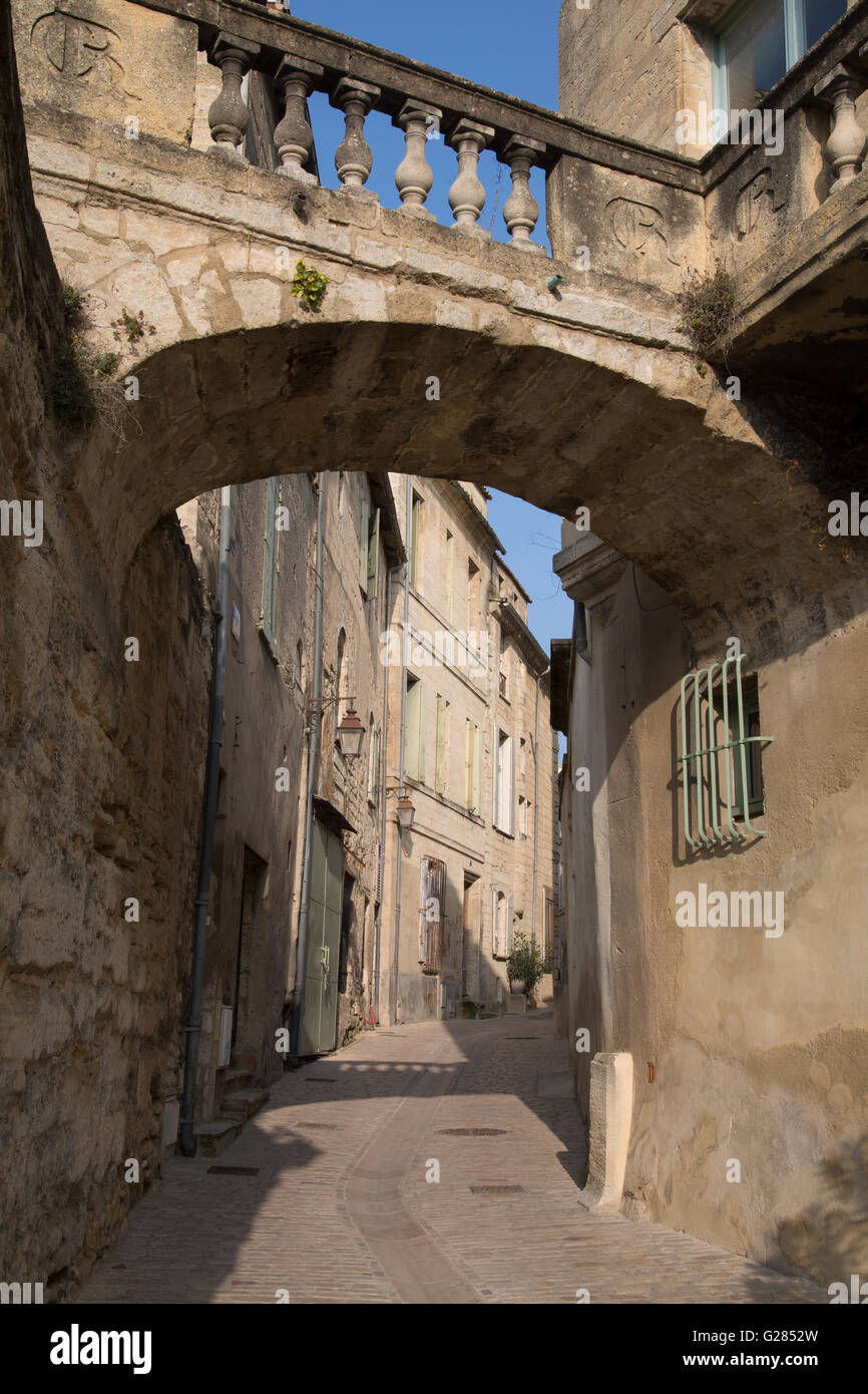 Uzes Village, Provence, France, Europe Stock Photo - Alamy