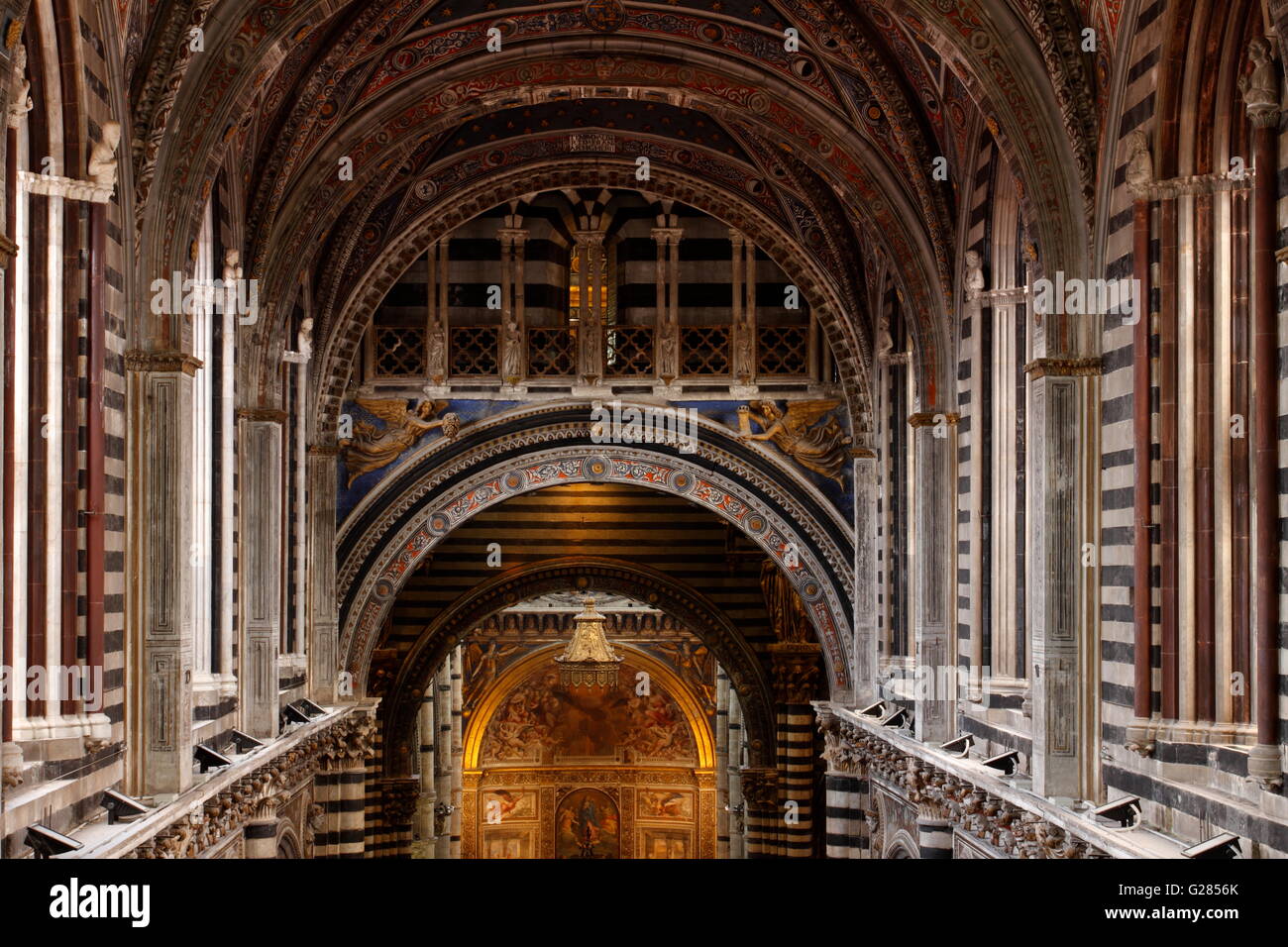 Siena cathedral interior hi-res stock photography and images - Alamy
