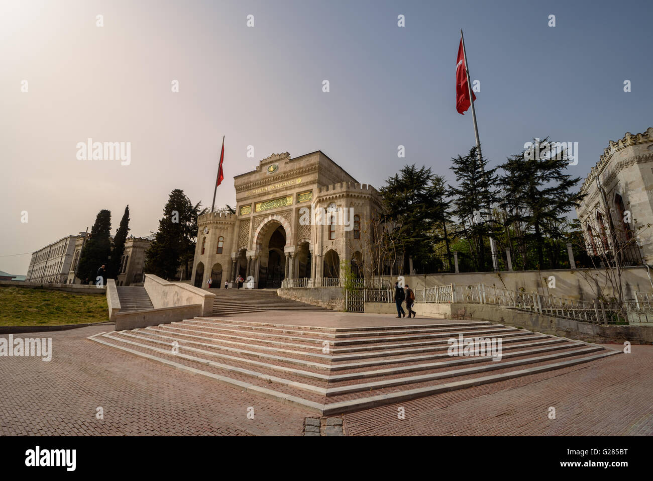 University flags hi-res stock photography and images - Alamy