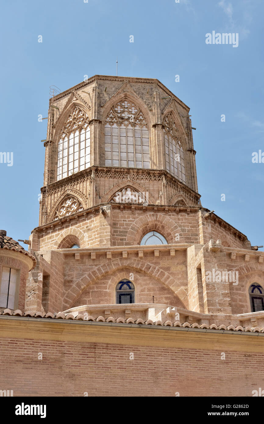 Cimborrio. Cathedral. Valencia. Comunitat Valenciana. Spain Stock Photo ...