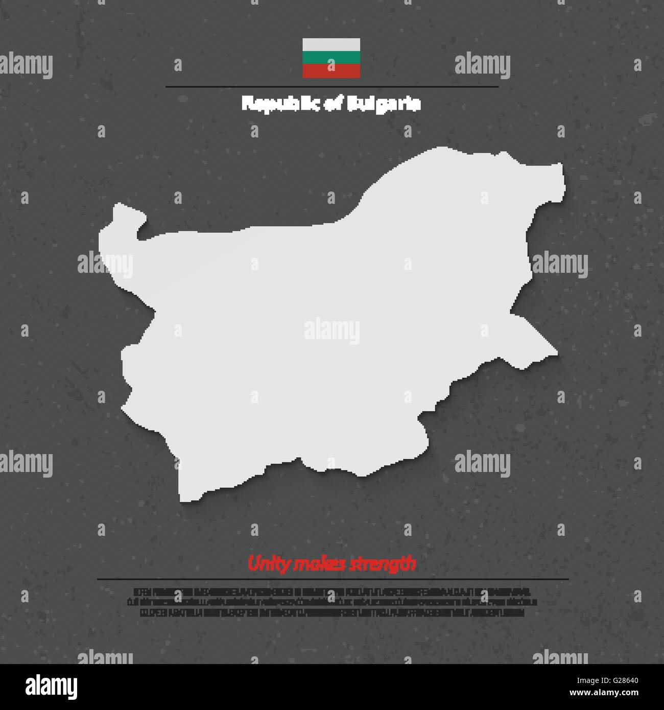 Political map of bulgaria with sofia hi-res stock photography and ...