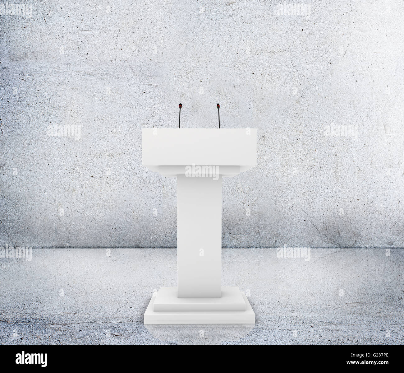 Empty rostrum hi-res stock photography and images - Alamy