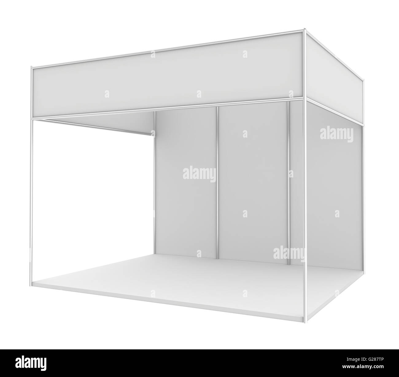 Blank trade exhibition stand Stock Photo - Alamy