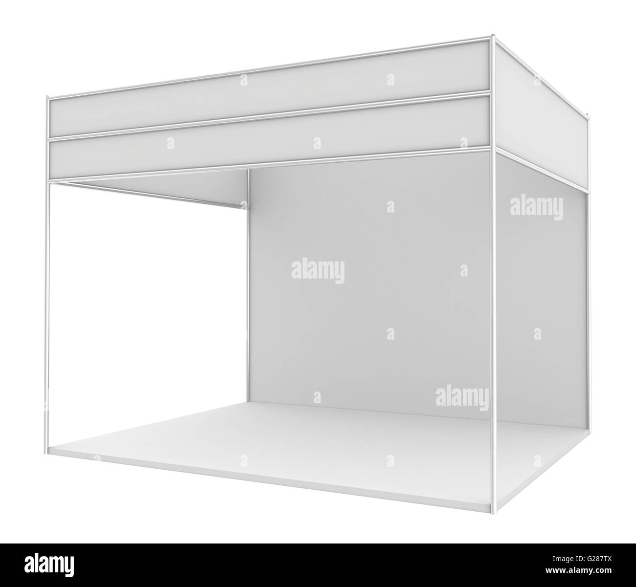 Blank trade exhibition stand Stock Photo - Alamy