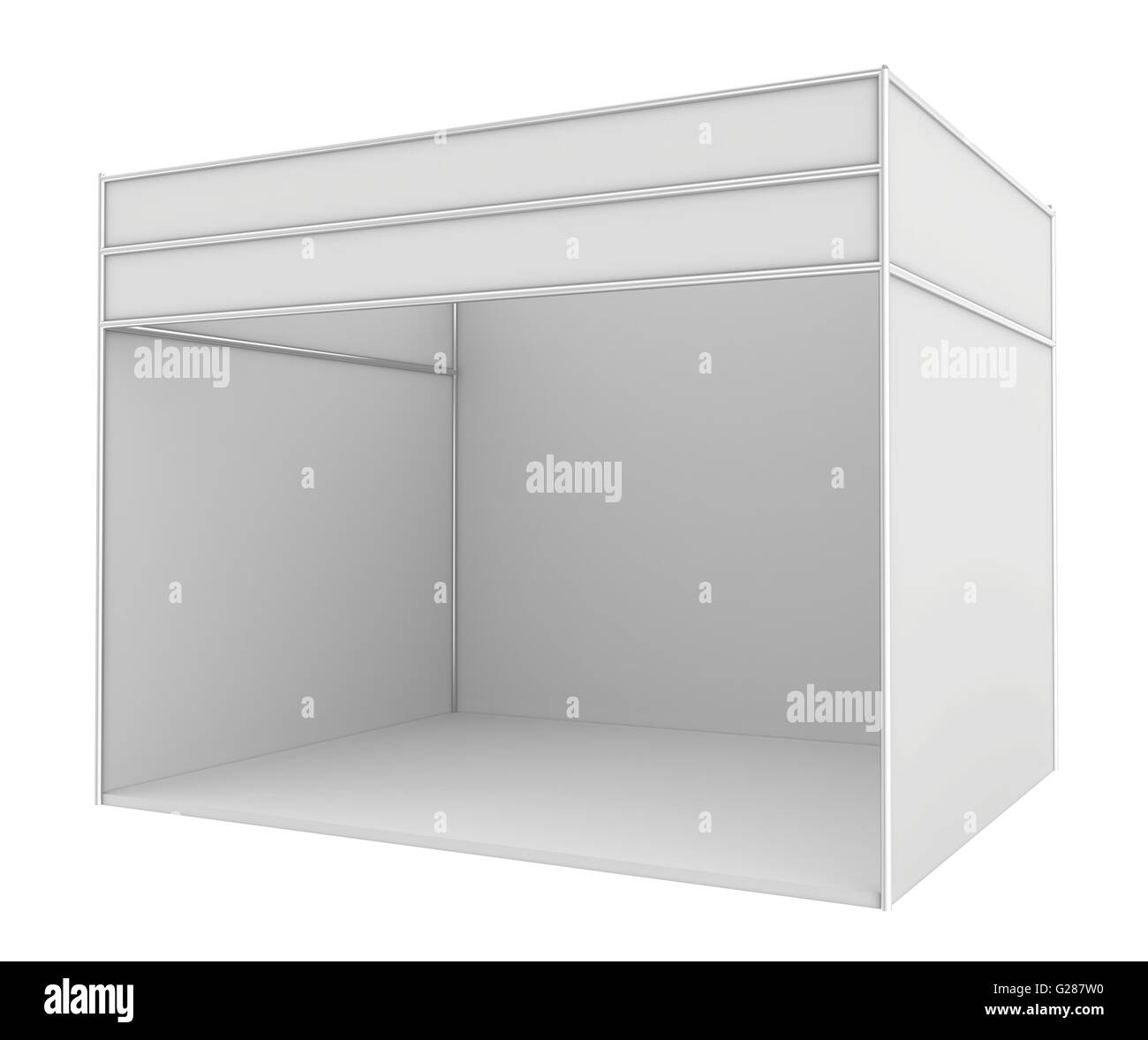 Blank trade exhibition stand Stock Photo - Alamy