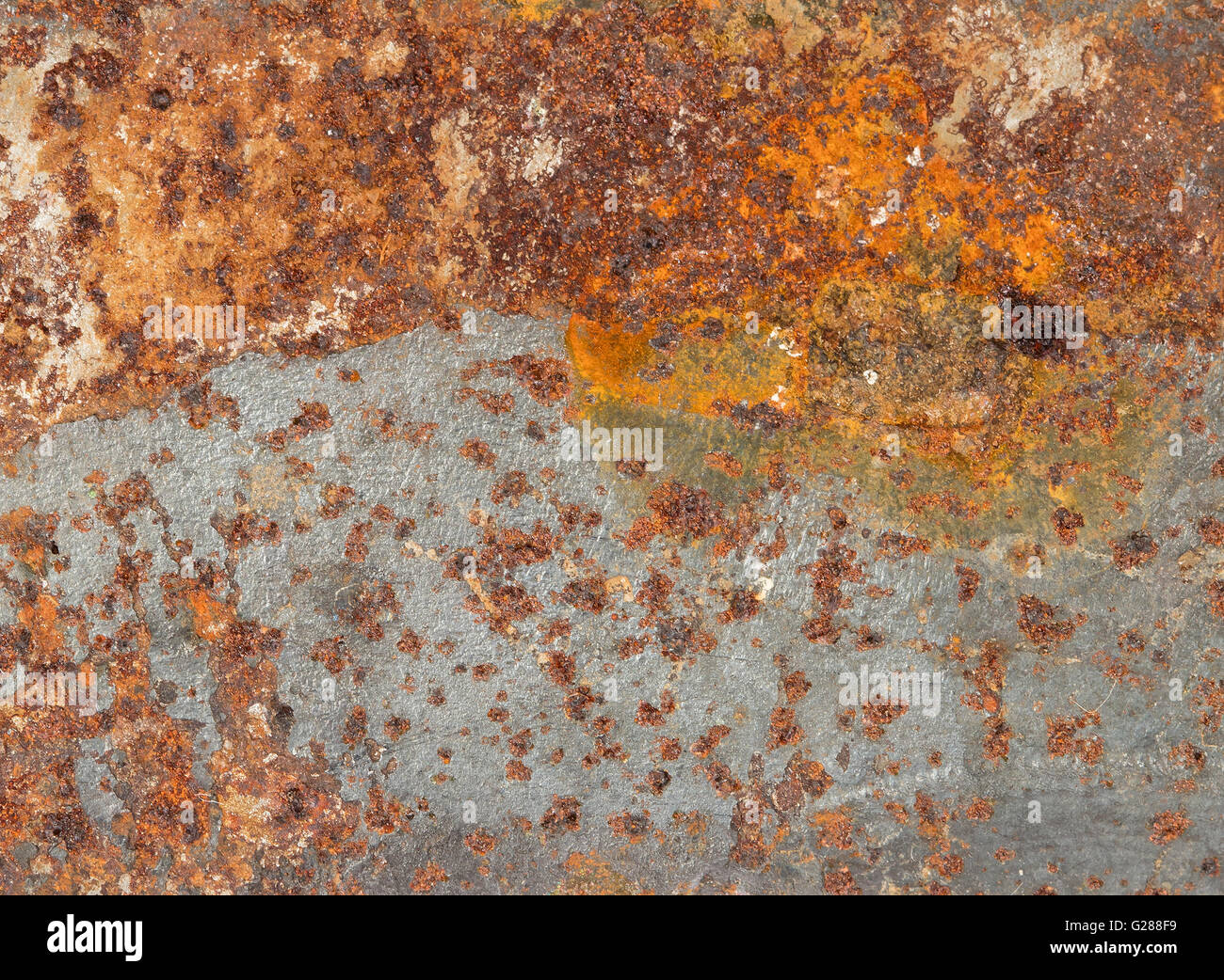 Rust backgrounds - Close-up of old metal covert in rust Stock Photo - Alamy