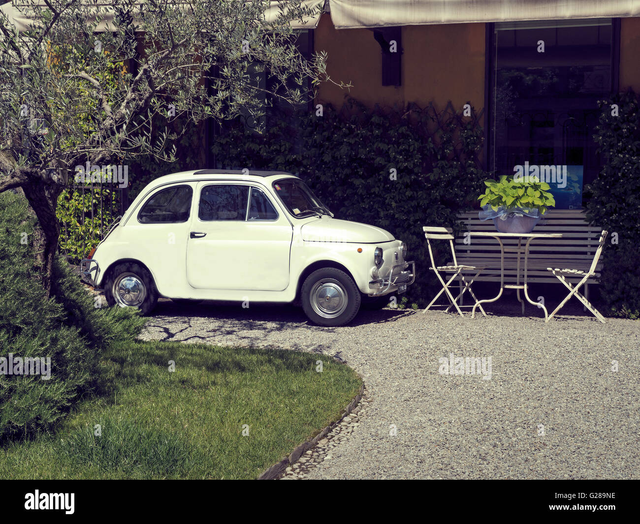 Classic italian car fiat 500 hi-res stock photography and images - Alamy