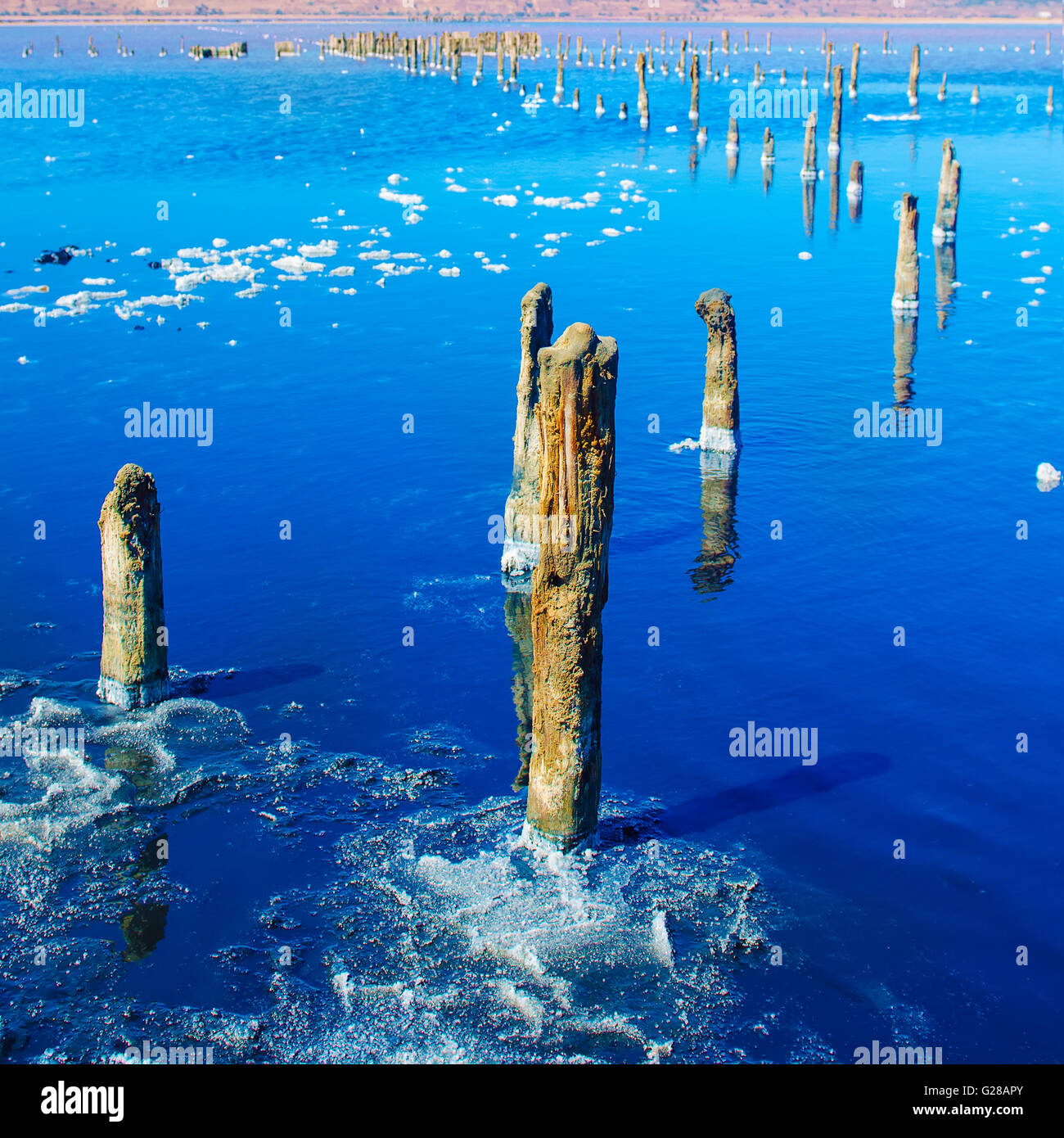 Beautiful salt lake Stock Photo - Alamy