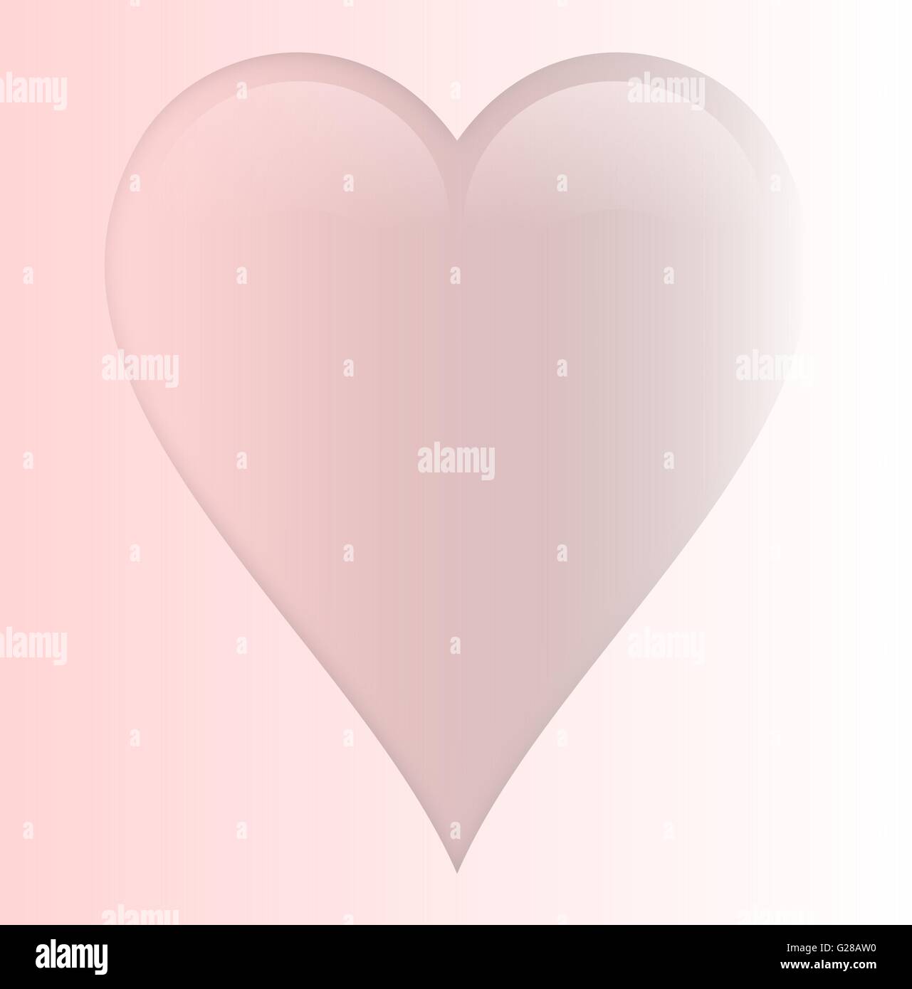 Light red heart and background Stock Photo - Alamy