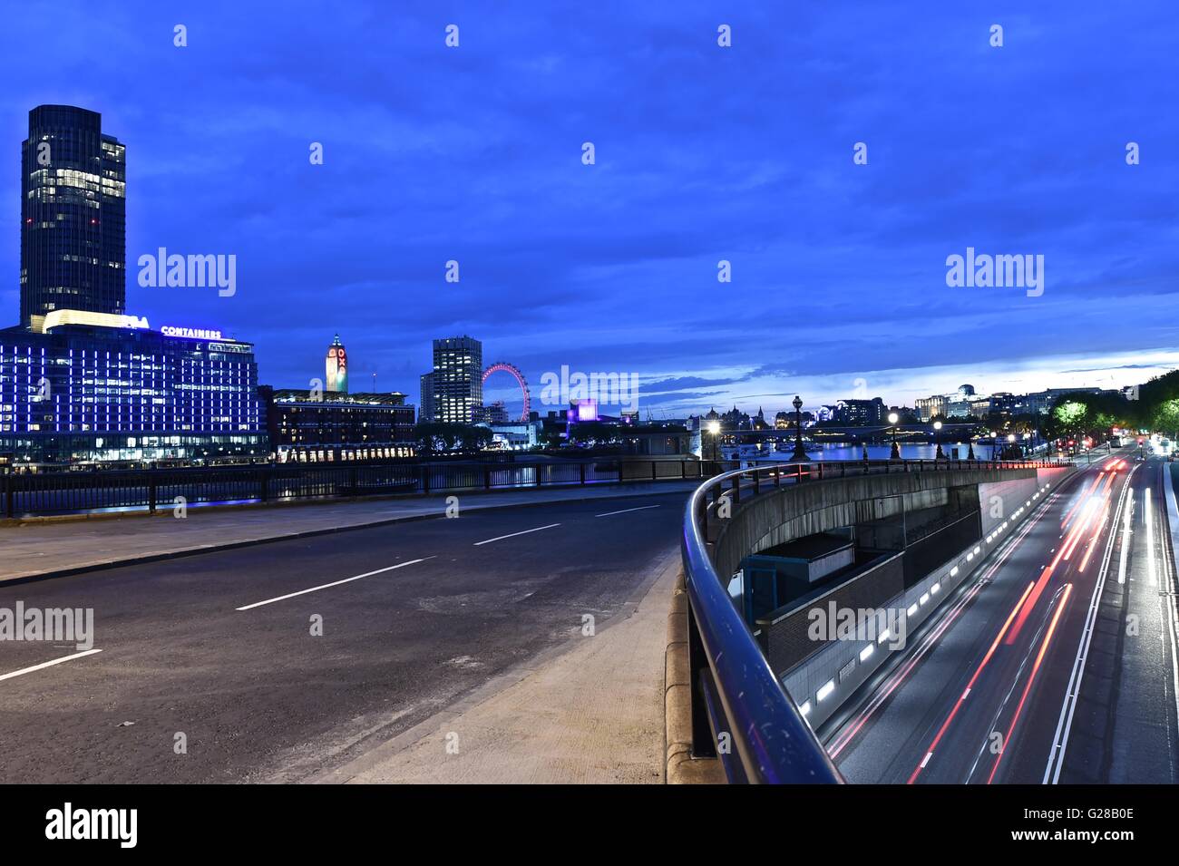 Embankment, London River Thames Stock Photo - Alamy