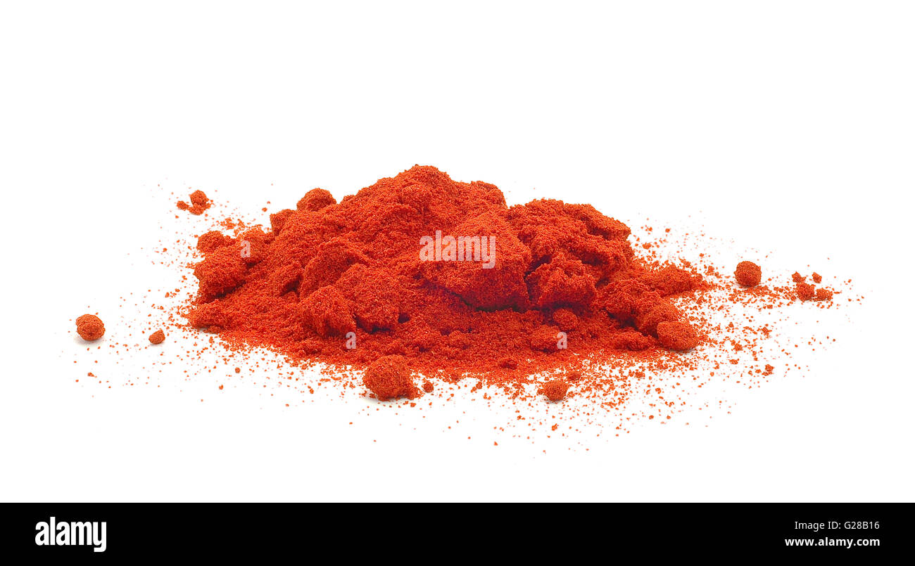 Red paprika chili powder Cut Out Stock Images & Pictures - Alamy